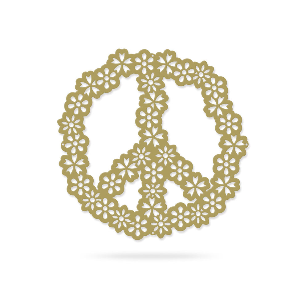 RealSteel Peace Sign Wall Art – Classic, Floral & Love Designs ...