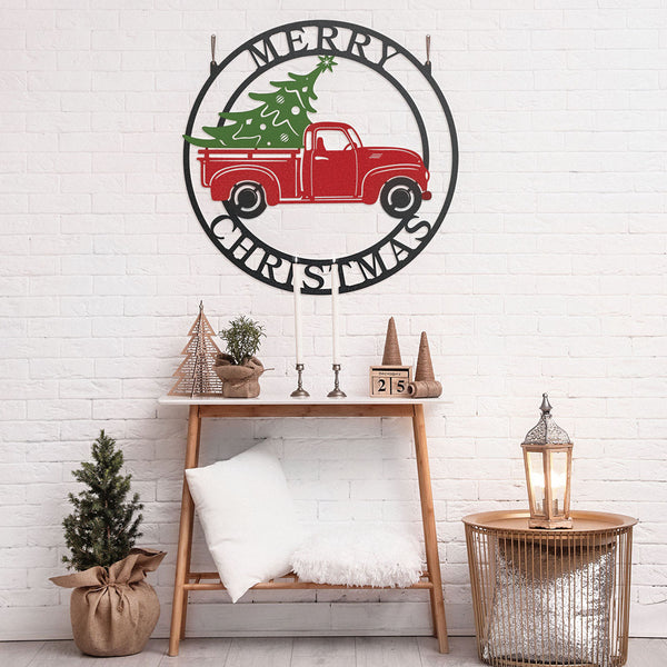 Traditional Christmas: RealSteel Little Red Truck Hauling Christmas ...