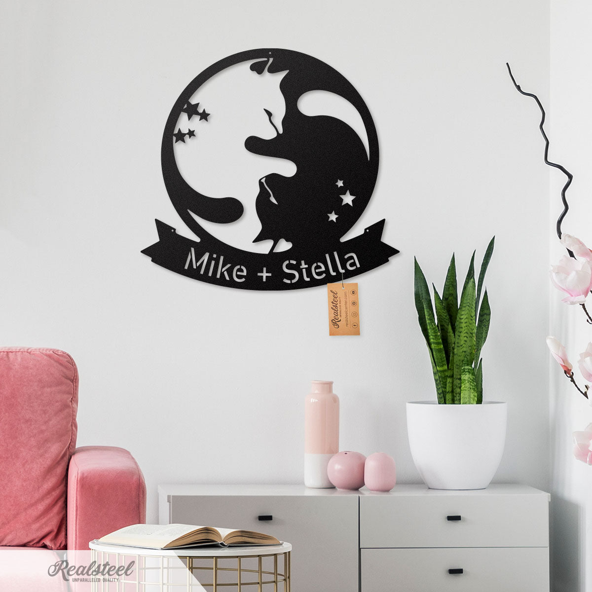 Cats Yin and Yang Monogram – RealSteel Center