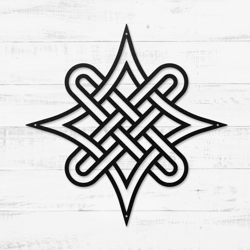 Show your Irish pride with a RealSteel Celtic Knot Symbols Metal Wall ...
