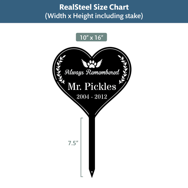 Memorial Grave Markers For Pets | Remembering a loved one - RealSteel ...