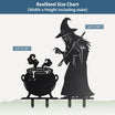 Spook Up Your Garden with our Witch and Cauldron Halloween Garden Stake ...