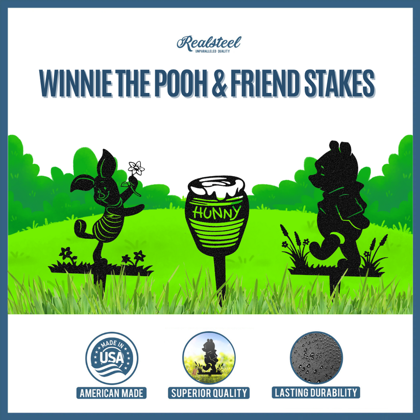 Winnie The Pooh & Friend Stakes– Set 1: A Childhood Favorite ...