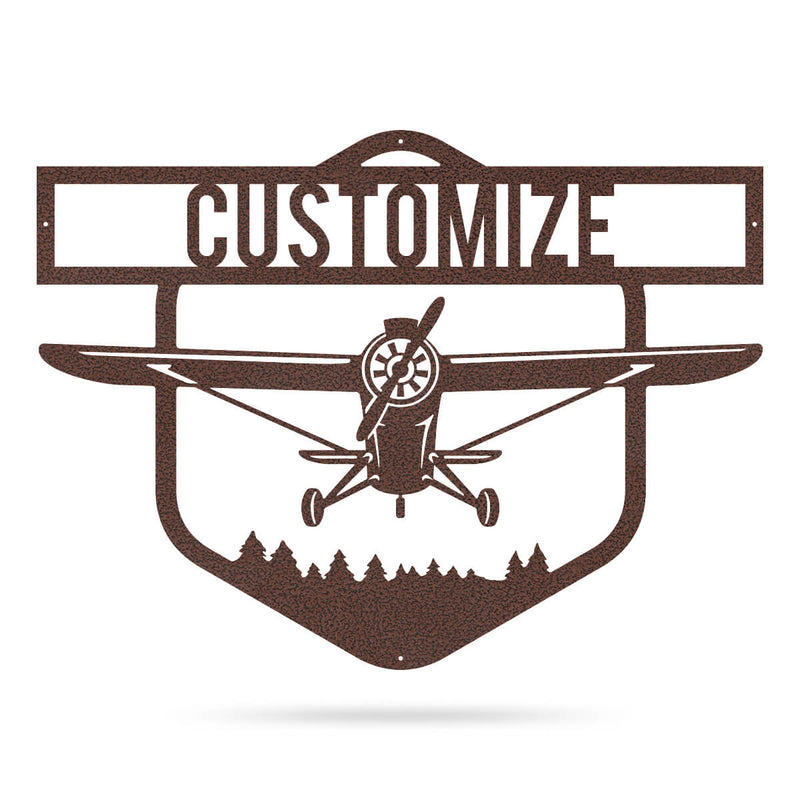 100% Real Steel Airplane Monogram to Gift an Aviation Enthusiast ...