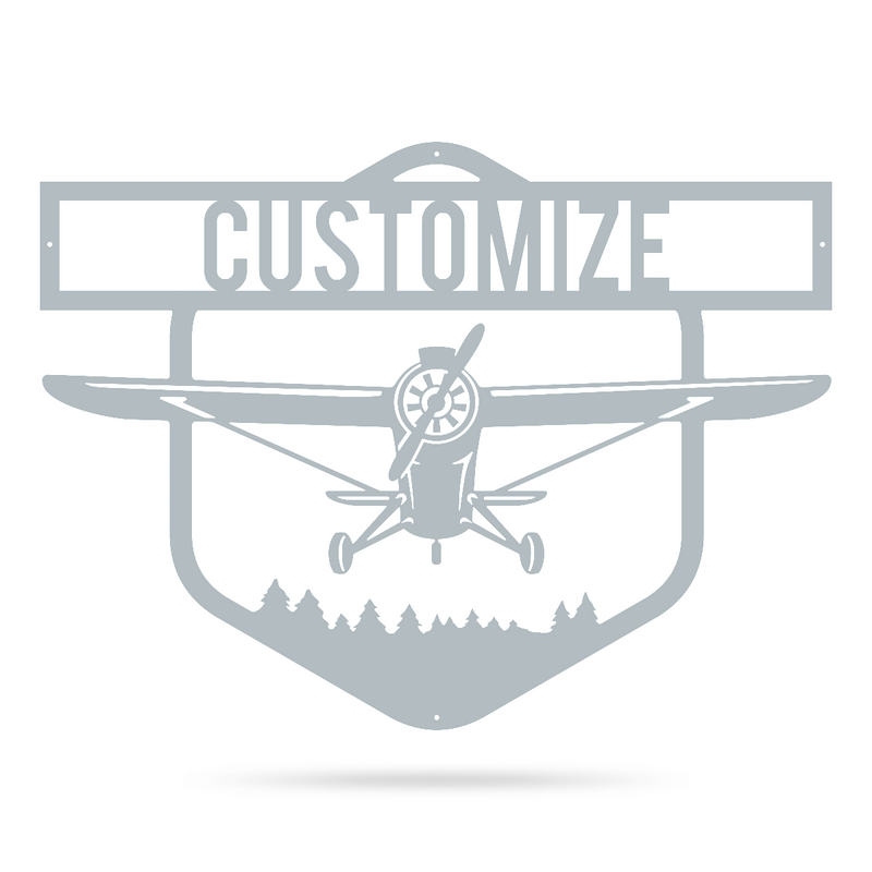 100% Real Steel Airplane Monogram to Gift an Aviation Enthusiast ...