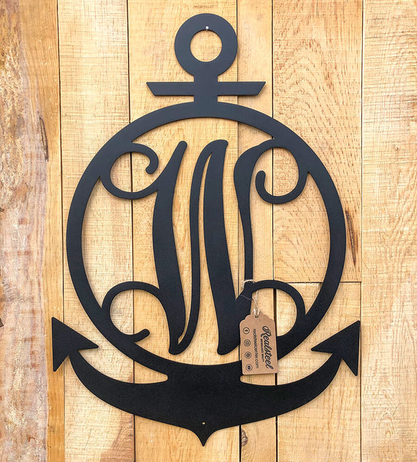 The Perfect Anchor Initial Monogram for Nautical Loving Families ...