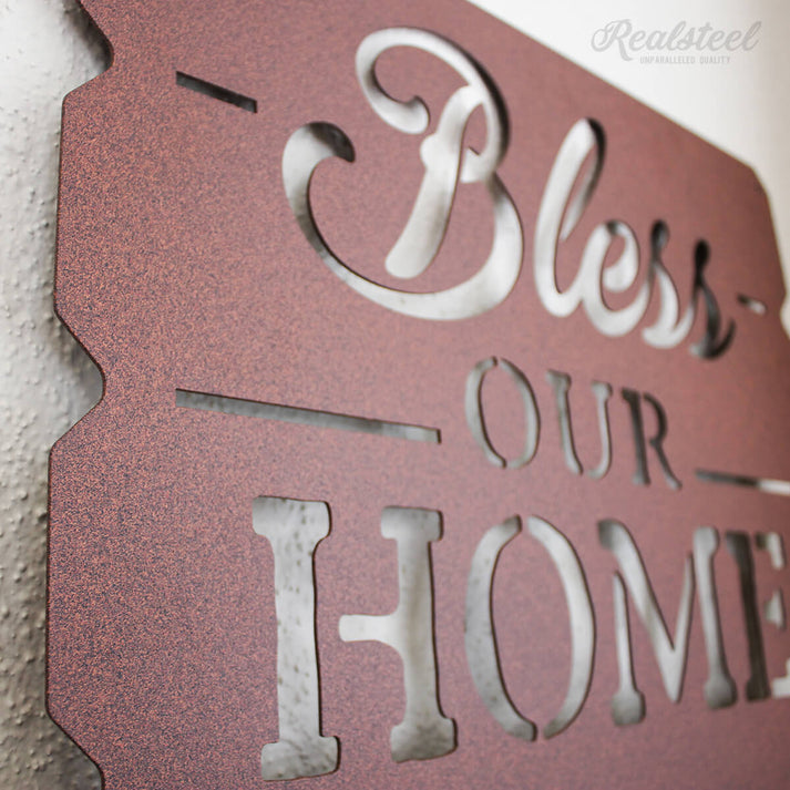 Religious Home Decor Ideas | Bless Our Home Wall Art | Love & Laughter ...