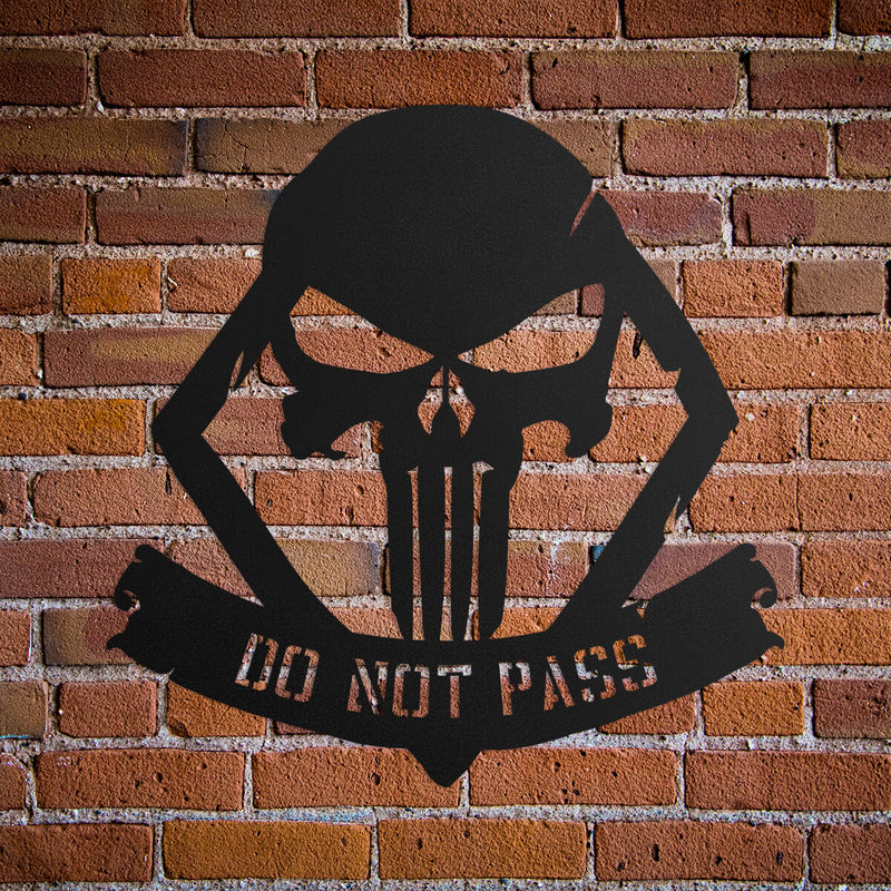 Distressed Skull Monogram Sign: Gifts for the Toughest People You Know ...