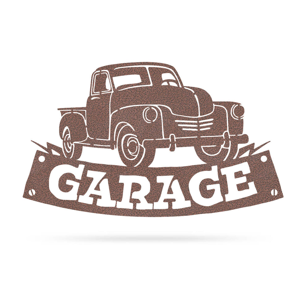 Bring Life To Your Garage with our RealSteel Center Garage Steel Sign