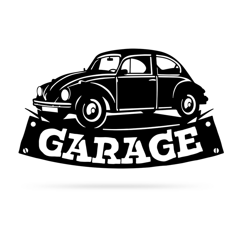 Bring Life To Your Garage with our RealSteel Center Garage Steel Sign