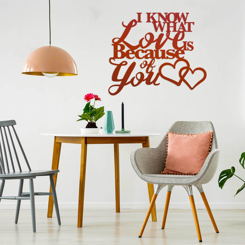I Know What Love Is Wall Art - Valentine's Day Gift Ideas for Couples ...