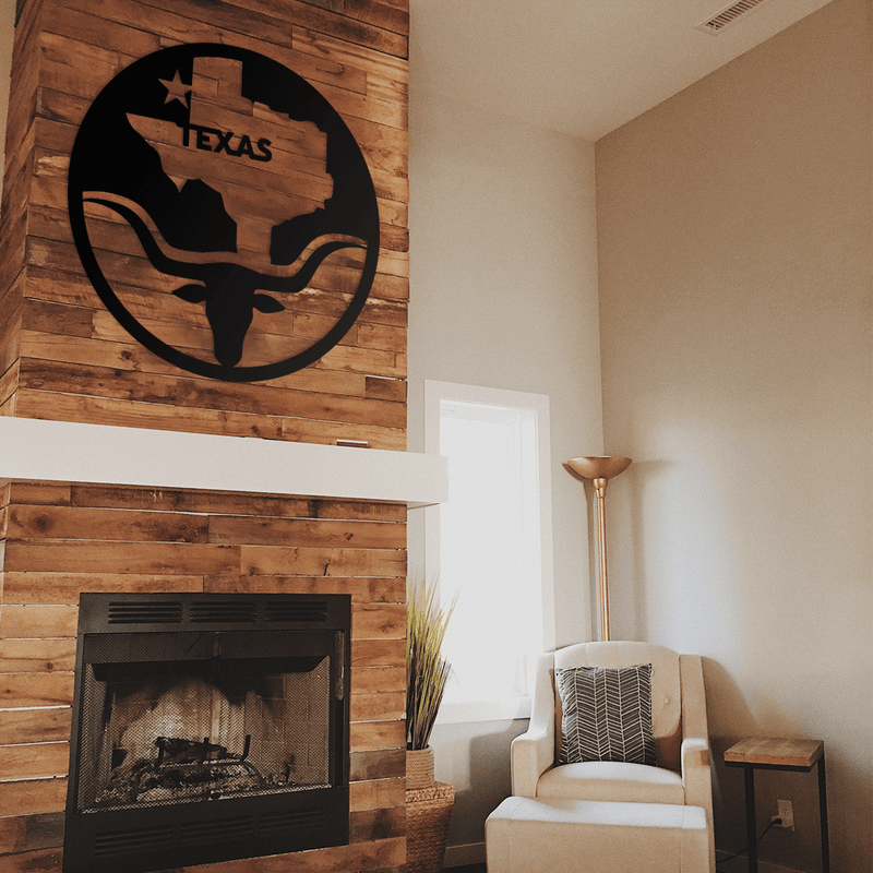 The Best Texas Lone Star Longhorn Home Decoration Real Steel Art ...