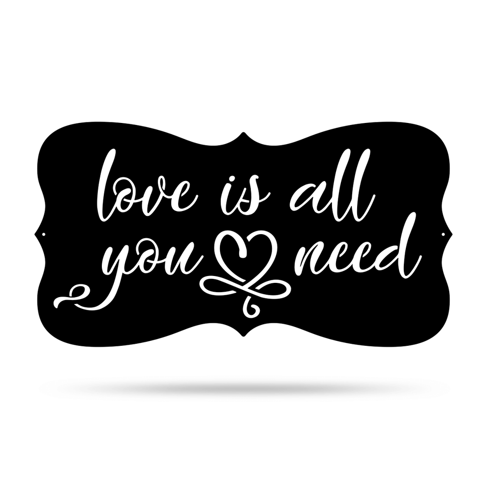 Gift This Love Is All You Need Wall Art to Someone Special in Your Life ...