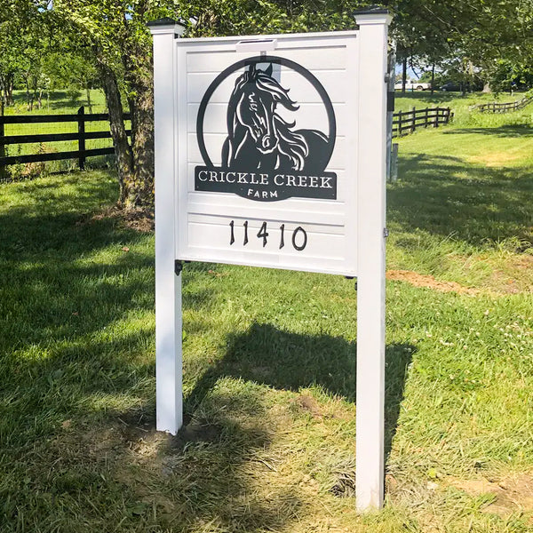 Calling All Ranchers! This Personalized Horse Ranch Sign is Perfect ...