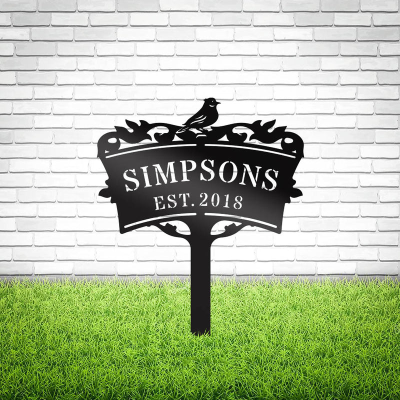 Ultimate Green Thumb Gift: Check Out Our Garden Monogram Yard Sign ...