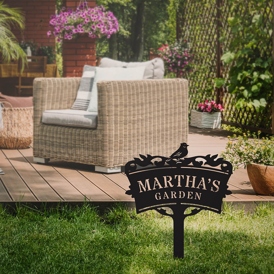 Ultimate Green Thumb Gift: Check Out Our Garden Monogram Yard Sign ...