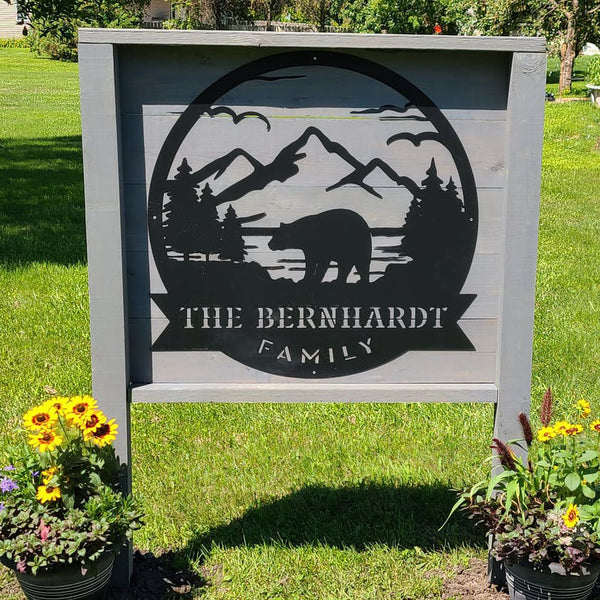 Fall in Love with the Customizable Great Outdoors Bear Monogram ...