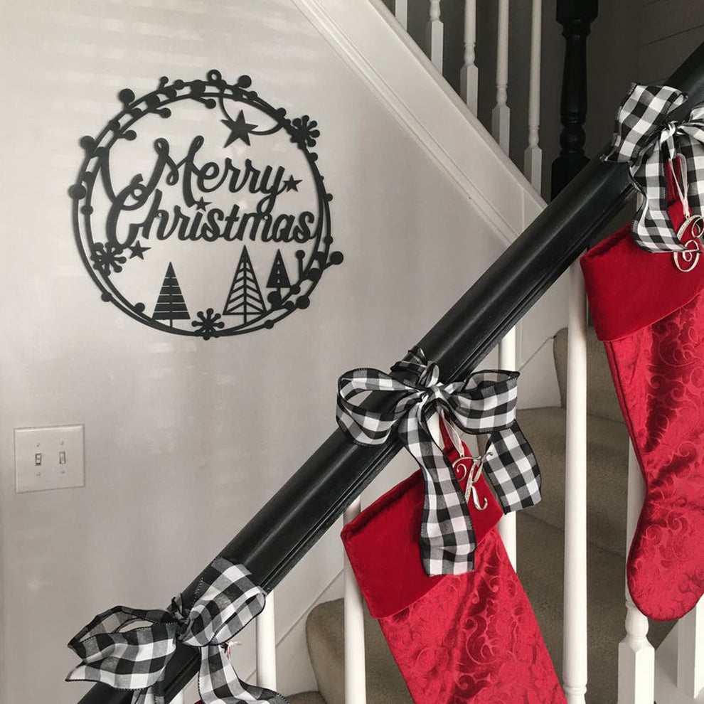 Deck the Halls With This Merry Christmas Holiday Steel Sign ...