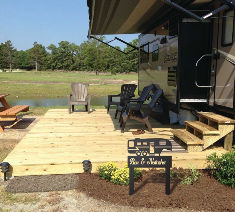 Decorate Your Camp Site With This RV Camp Site Monogram! - RealSteel Center