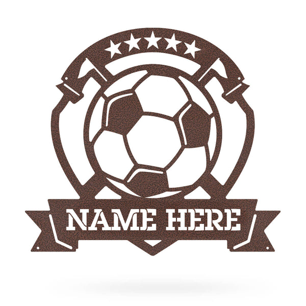 Decorate Your Athletes Room With This Soccer Ball Monogram! - RealSteel ...
