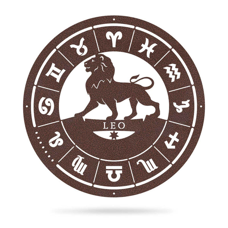 Astrology Fans #1 Gift - Leo Zodiac Monogram - RealSteel Center