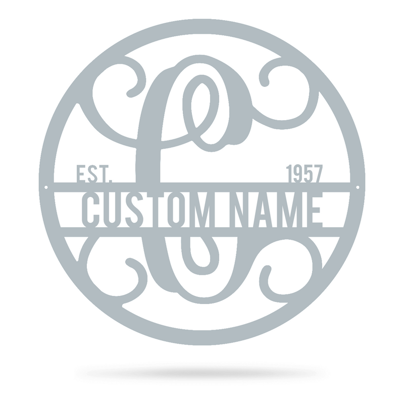 Family Legacy Monogram Wall Art to Proudly Display Your Family's Name ...