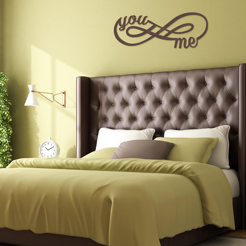 Love is Infinite With Our You + Me For Infinity Wall Décor Sign ...