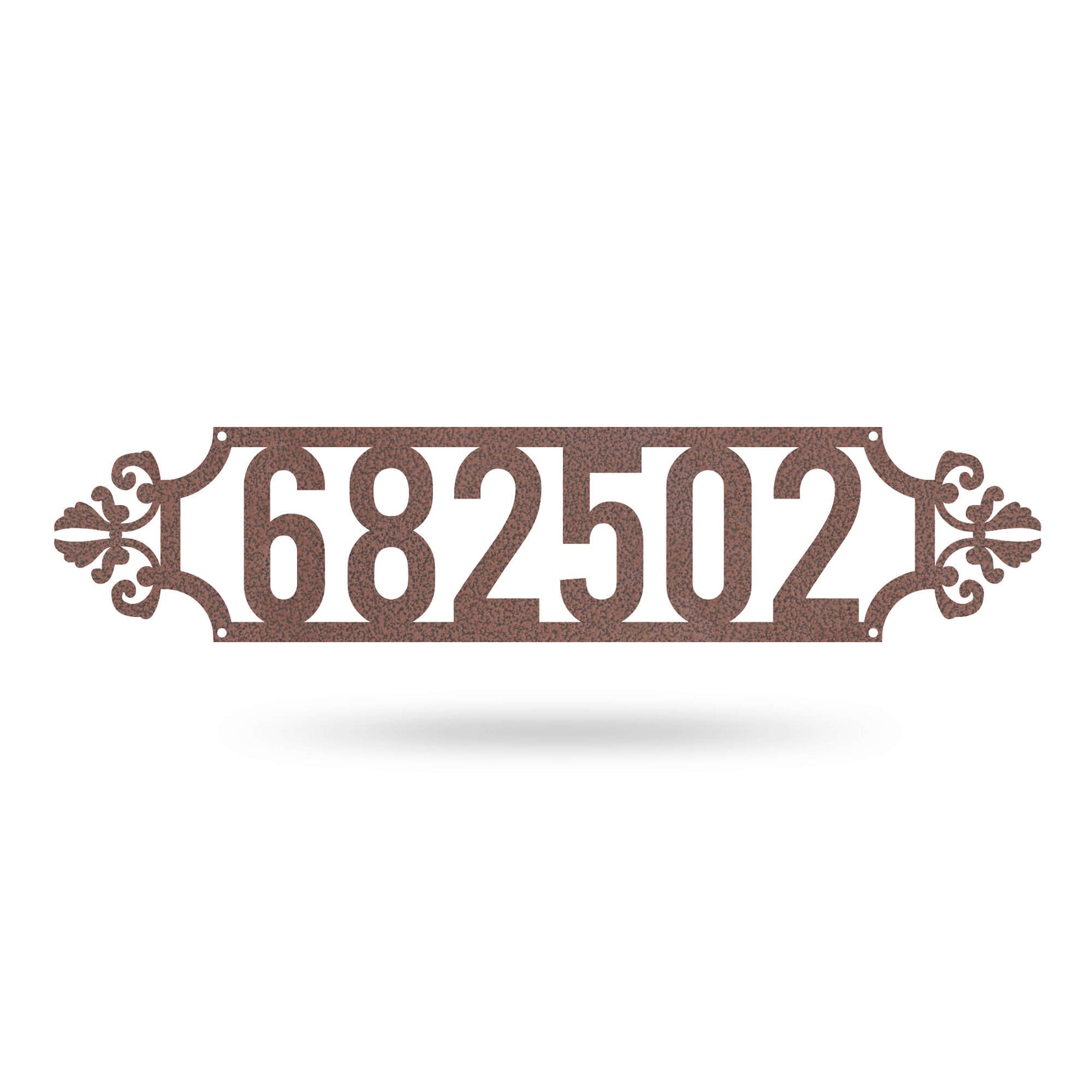 Display Your House Numbers With This Beautiful Narrow Number Monogram ...